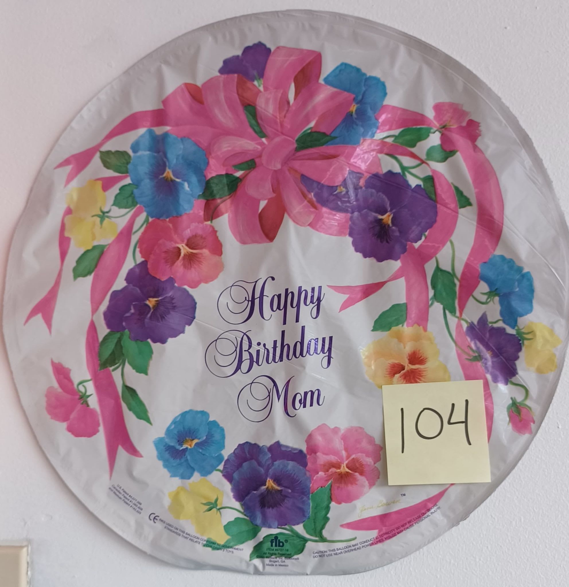 Happy Birthday Mom By Zontini Event Decorators Flowers And Balloons
