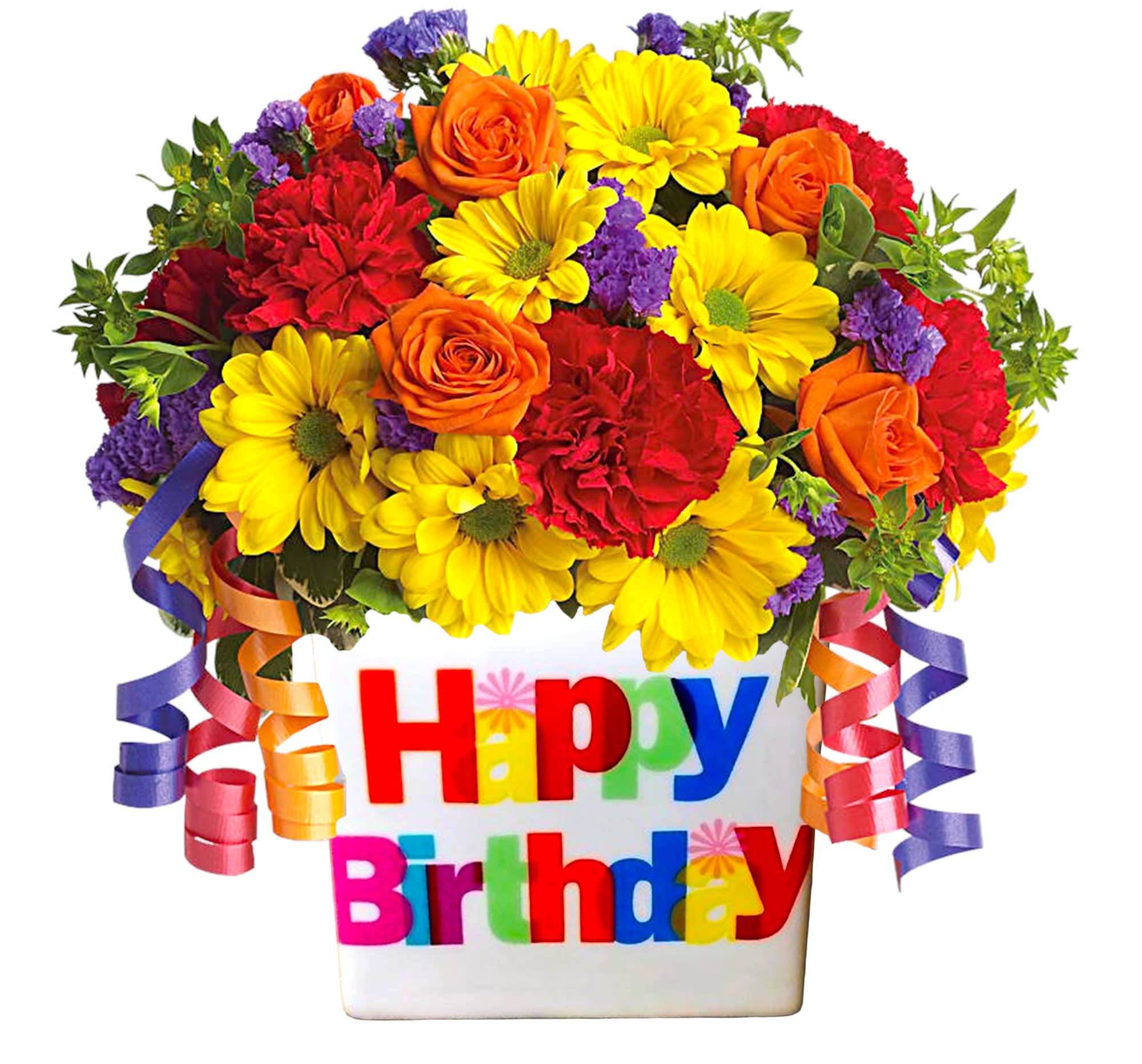 Brilliant Birthday Blooms by Ninfa's Flowers