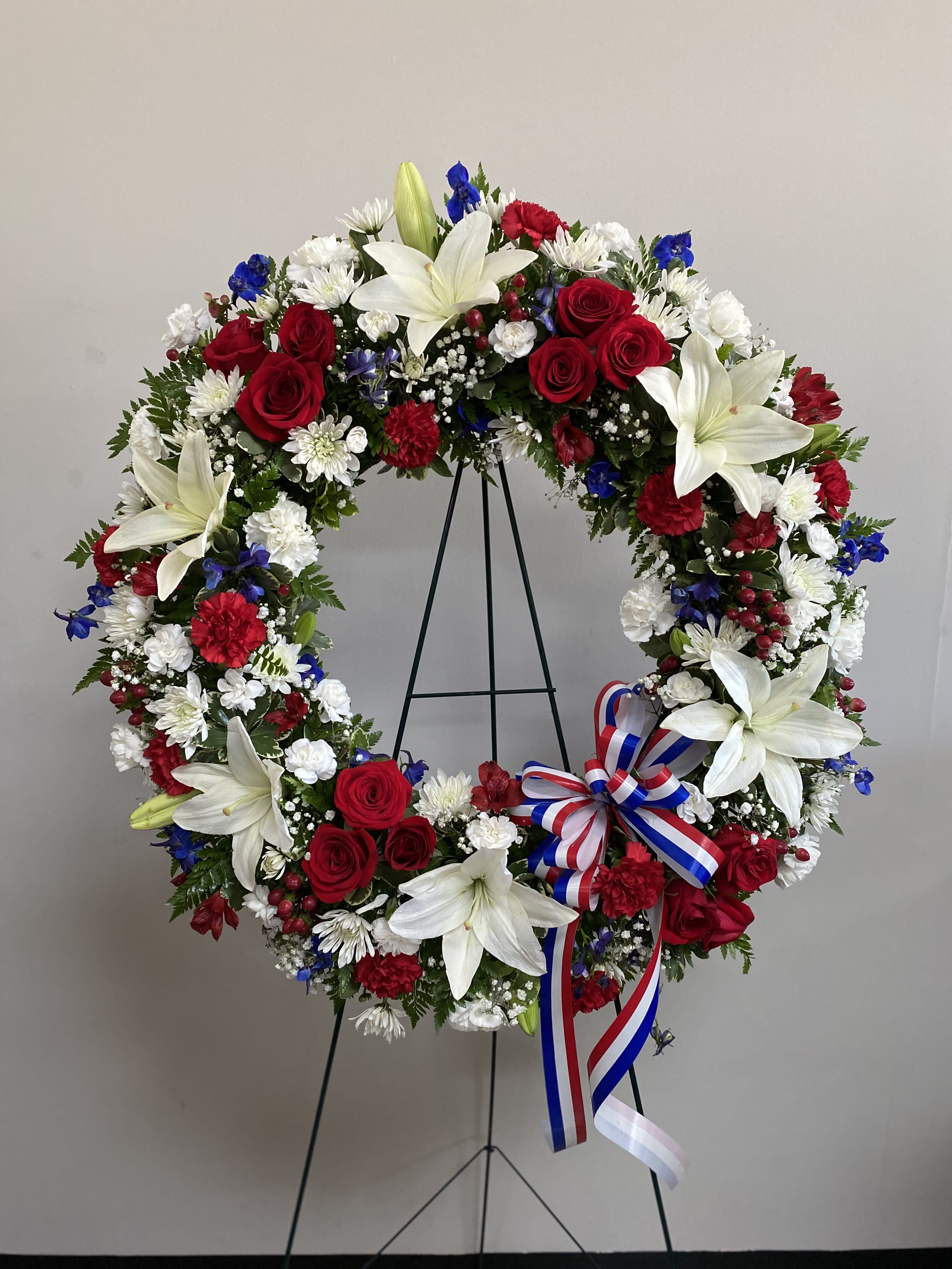 Honor Wreath in Lawrenceville, GA | Lawrenceville Floral Designs