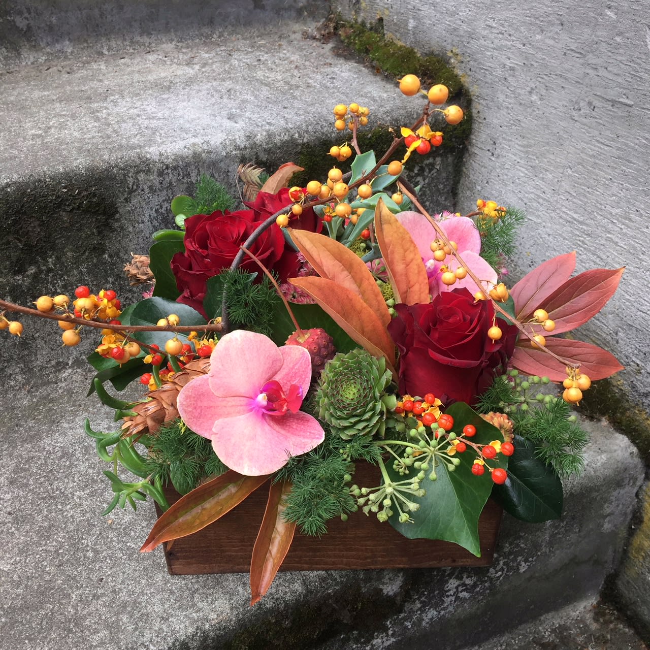 Medium Texture Box in Seattle, WA | Fiori Floral Design