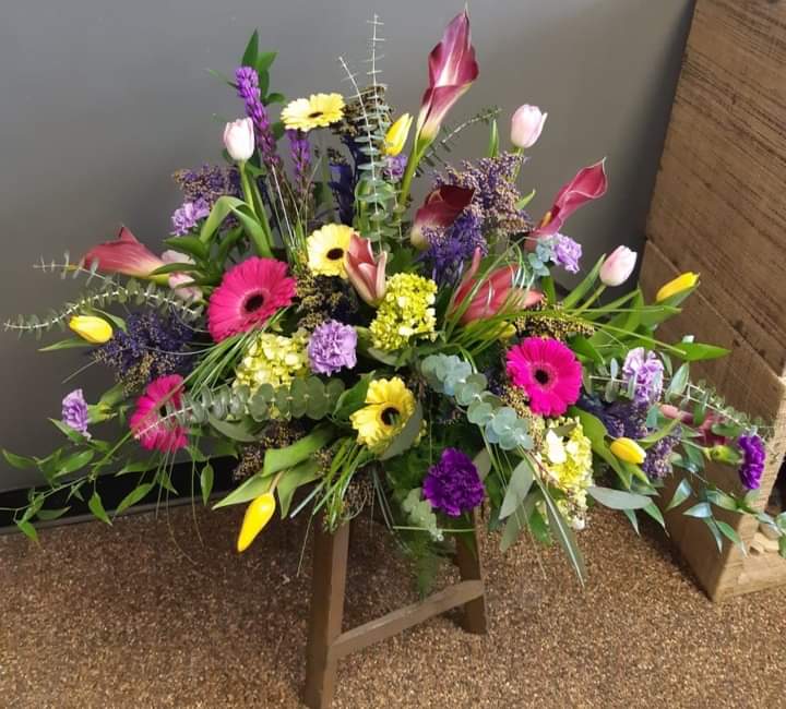 COLORFUL ARRANGEMENT by Beverly Hills Floral Design Center