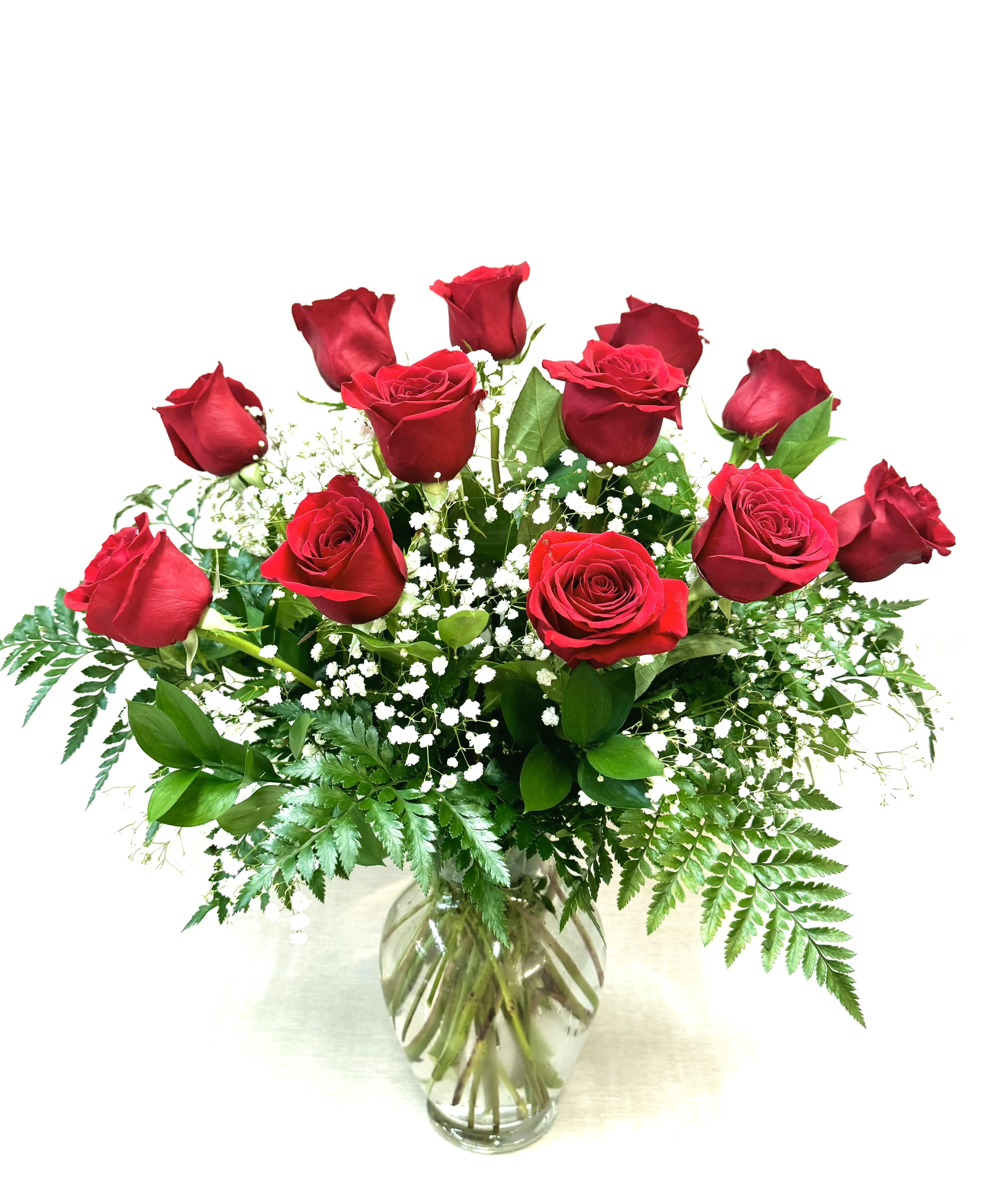 One Dozen Long Stemmed Red Roses by Happy Valley Flowers