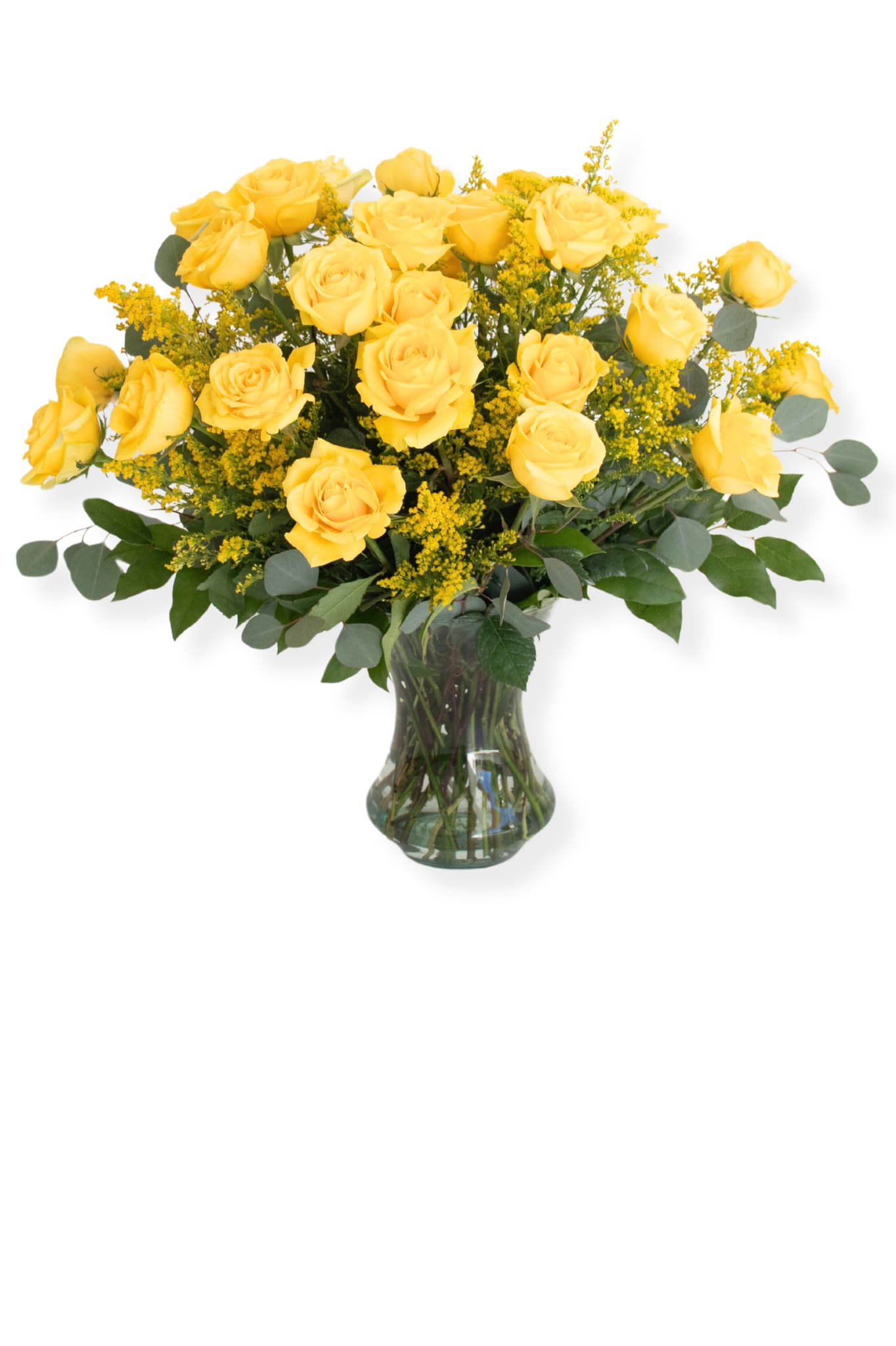 2 Dozen Yellow roses in El Cajon, CA | Wild Orchid Florist