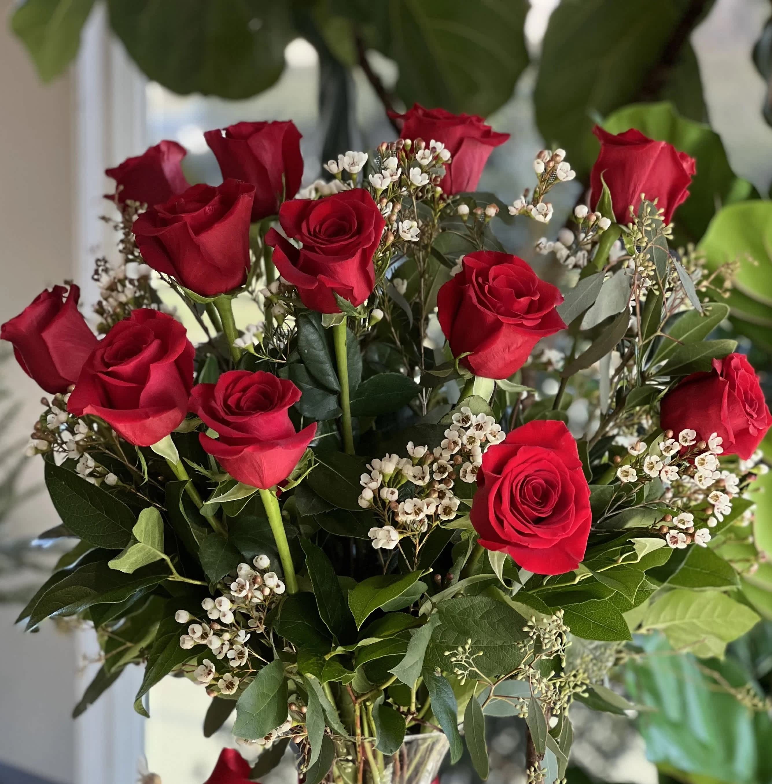 Premium Dozen Red Roses by Narcissus Florals