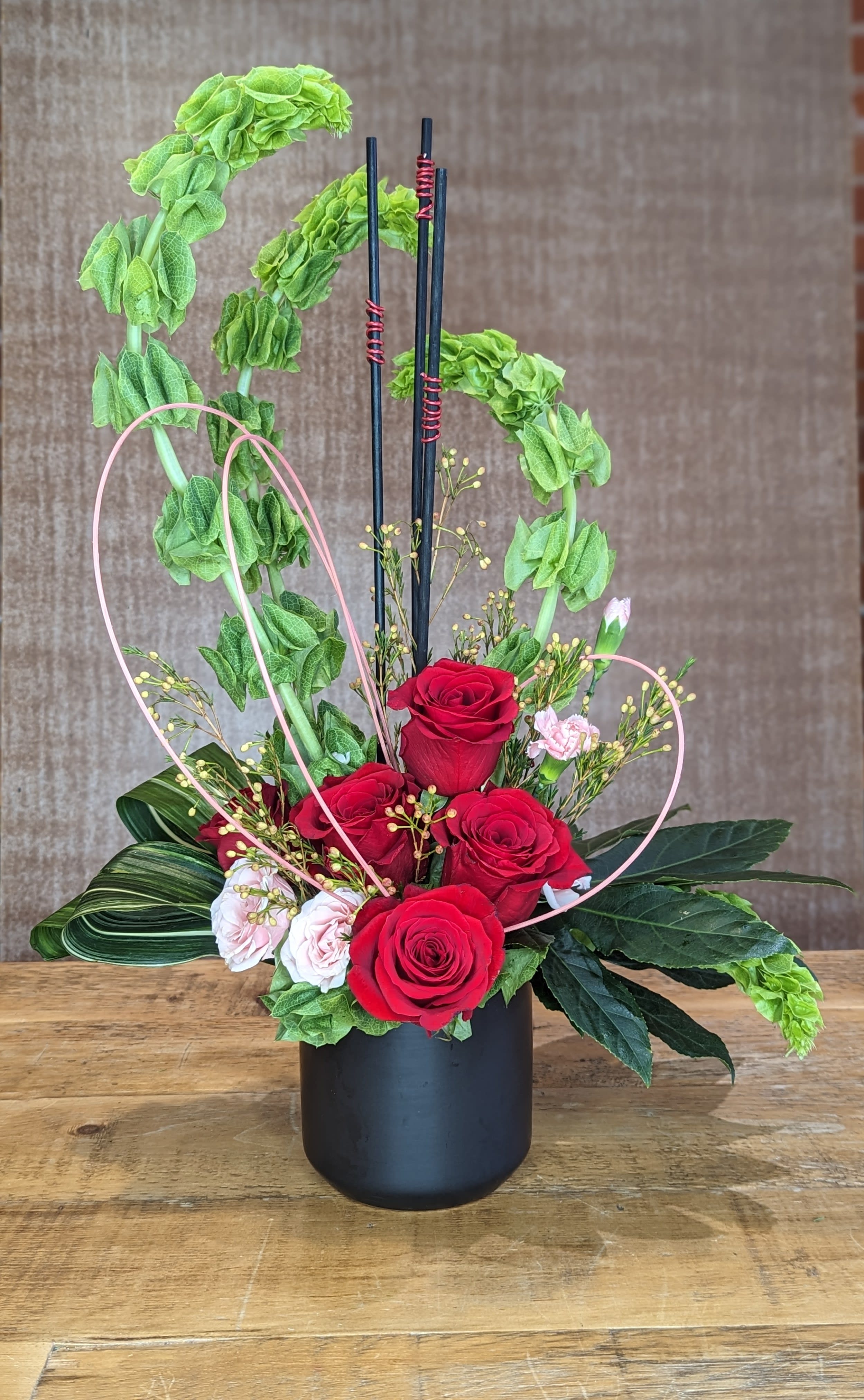 how to draw a love rose