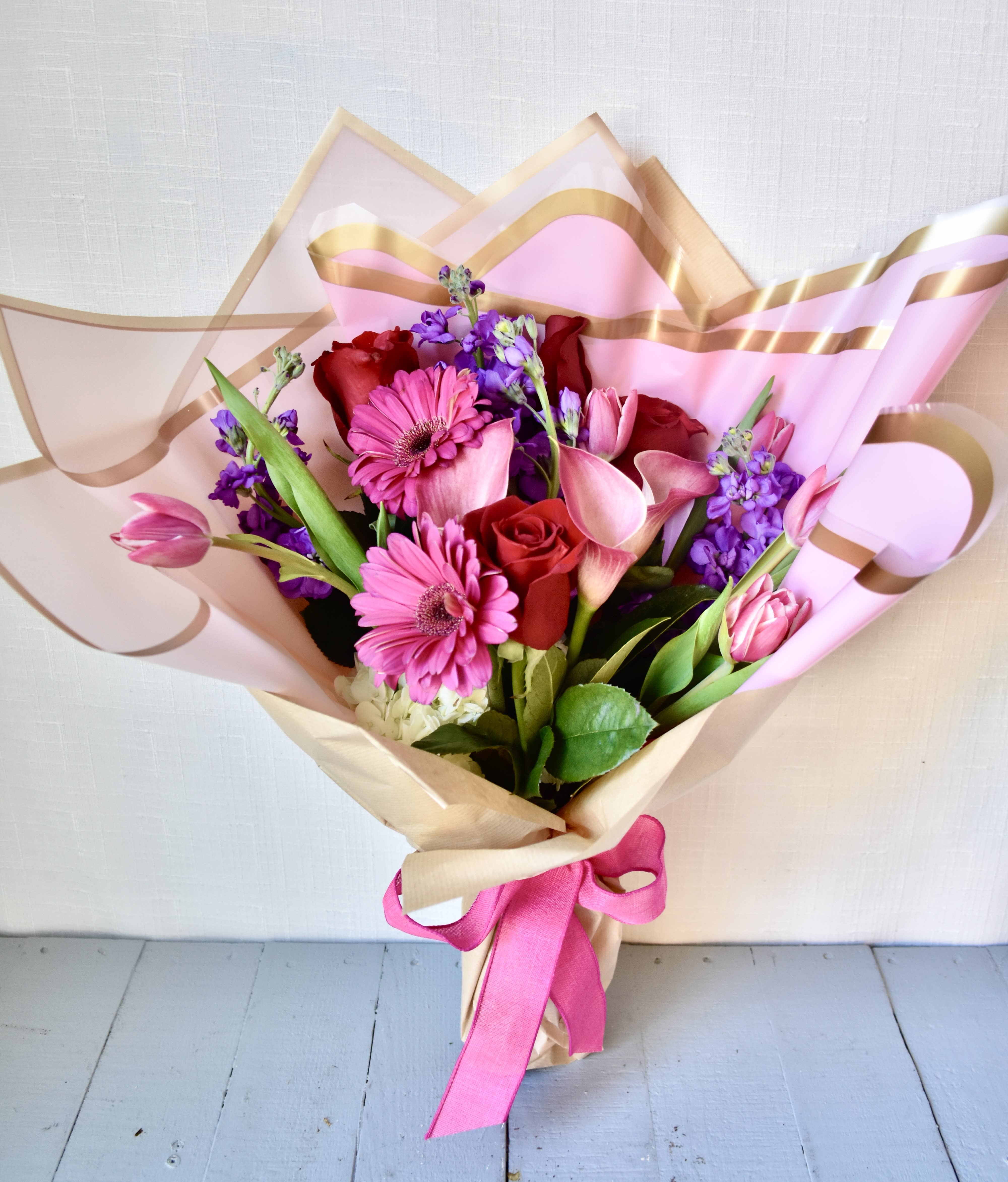 Wrapped Flowers in Durham, NC | Floral Dimensions