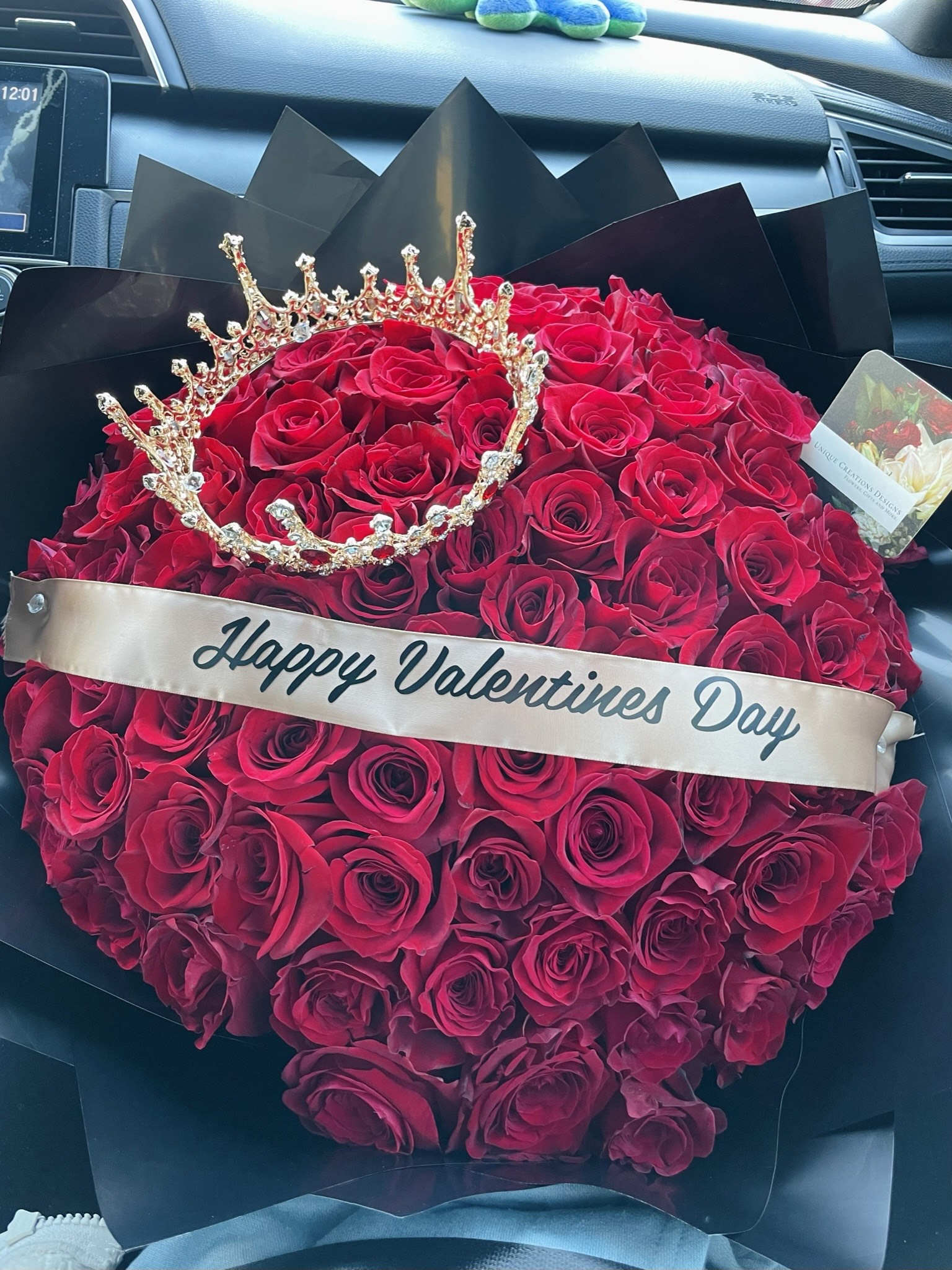 100 Red Roses by Unique Creations Designs