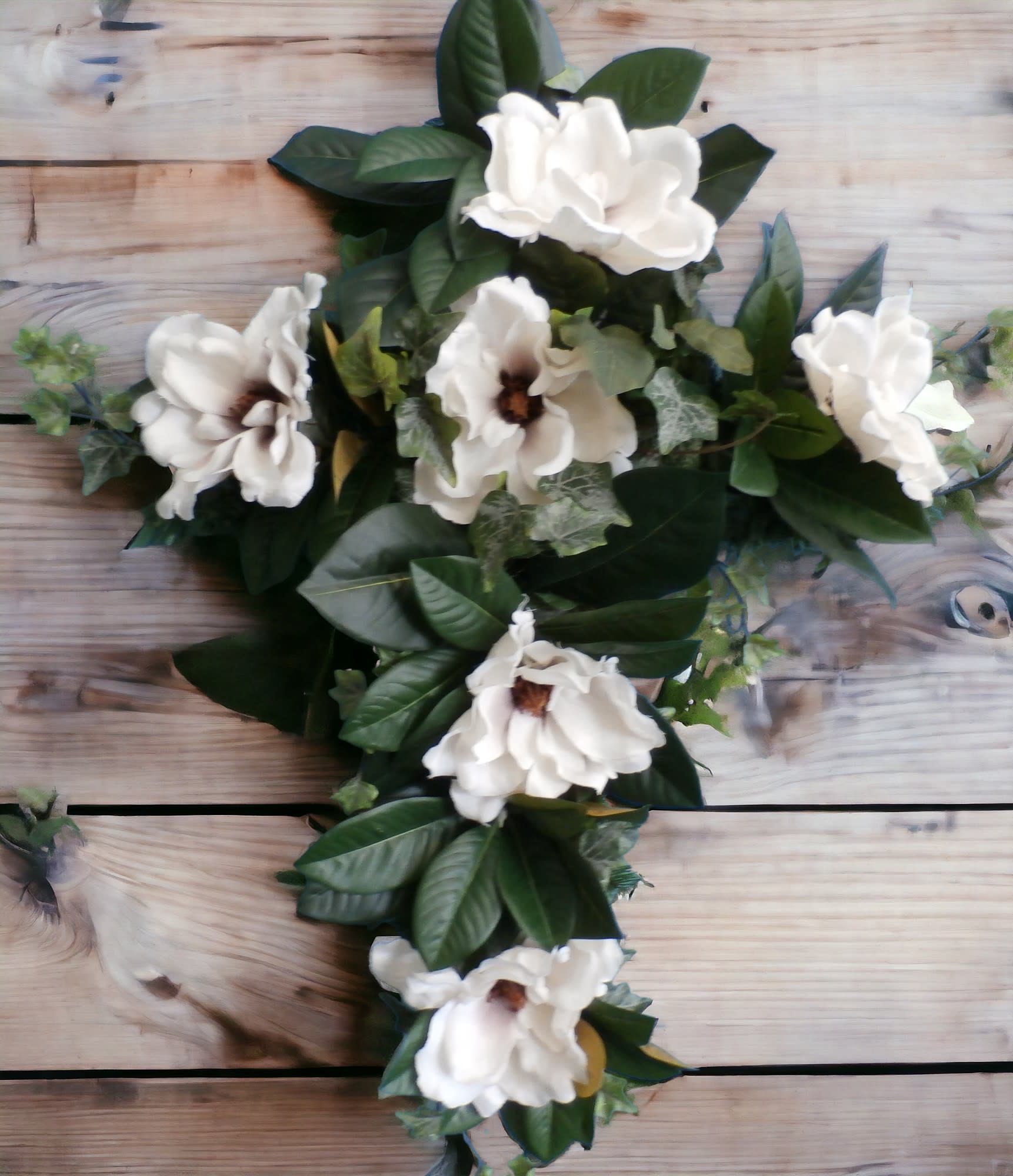 Art and Flowers Magnolias Cross Tribute by Art & Flowers