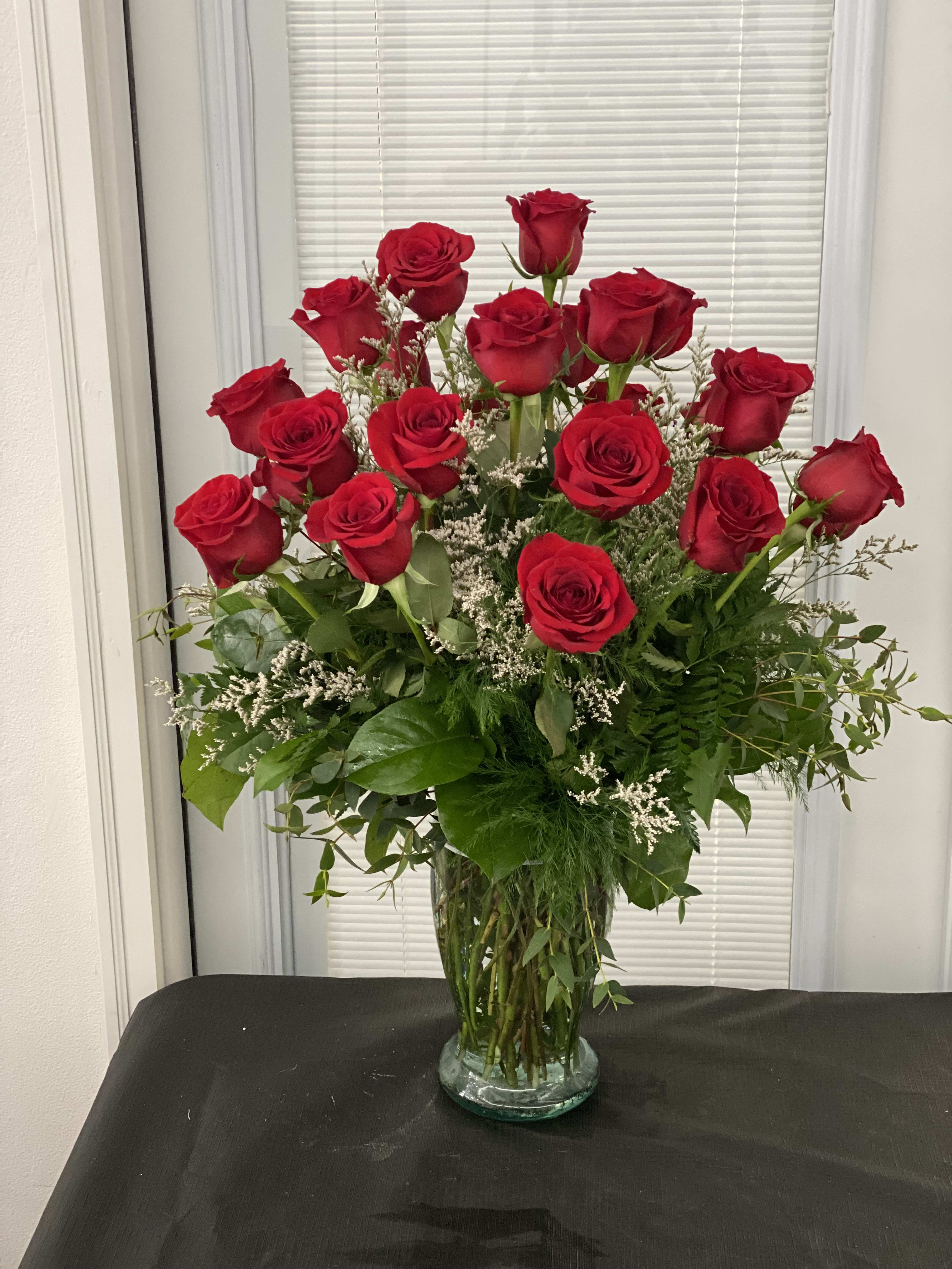 Two Dozen Luscious Red Roses in East Rochester, NY | The Flower Shop