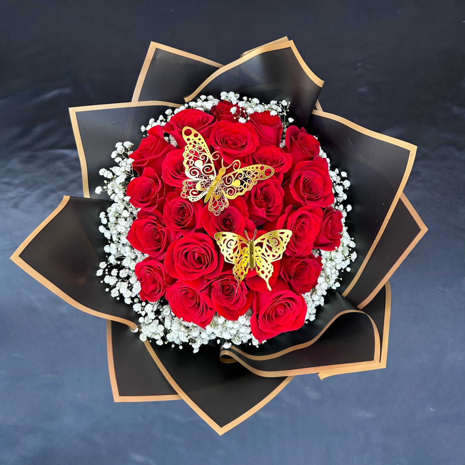 2 Dozen Roses Bouquet by Katherine's Flower Shop