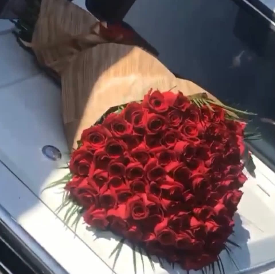 RED ROSES BOUQUET #2 in North Hollywood, CA | Million Roses Flowers Inc.