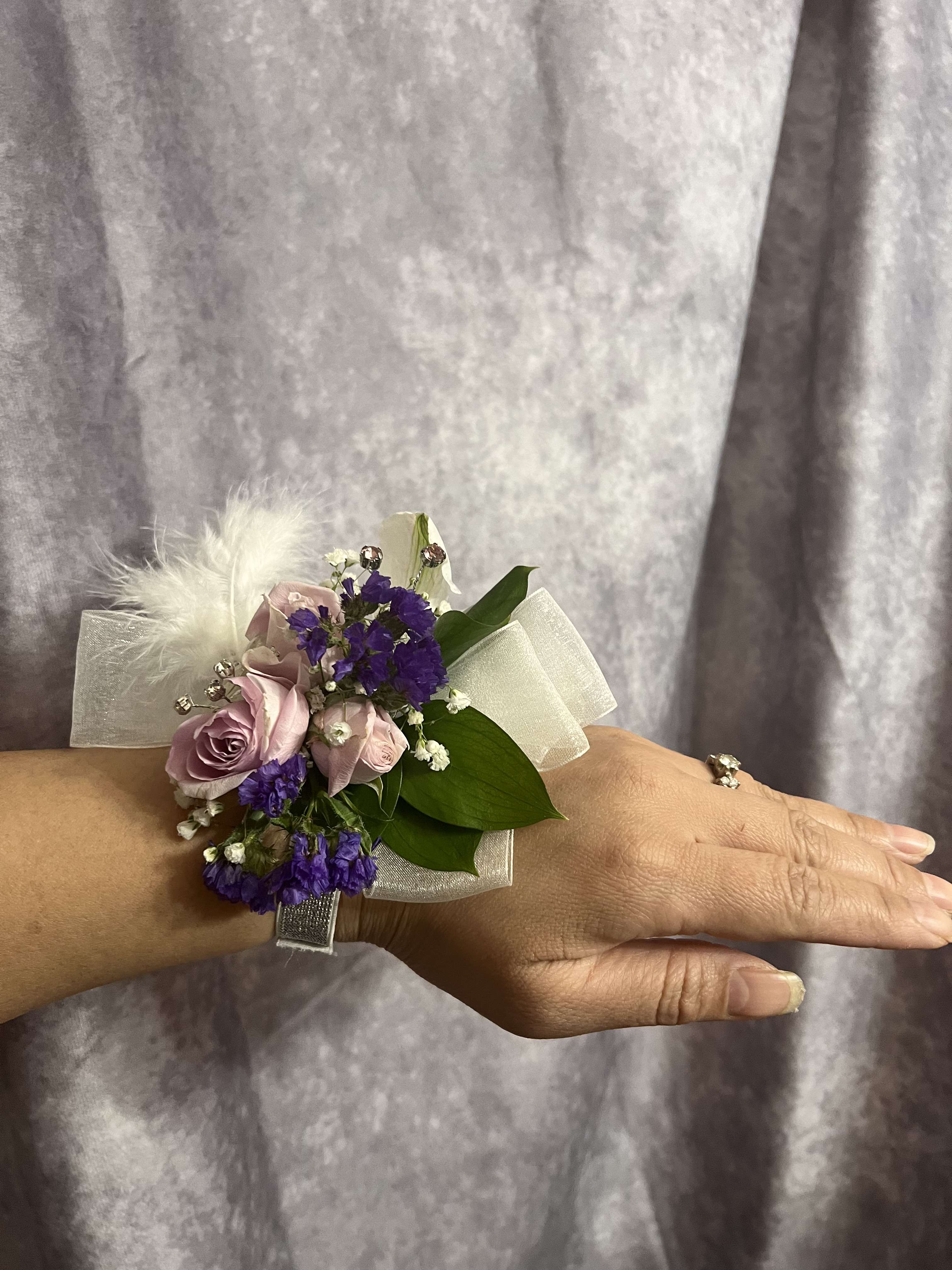 custom corsage by KT Unique Florist