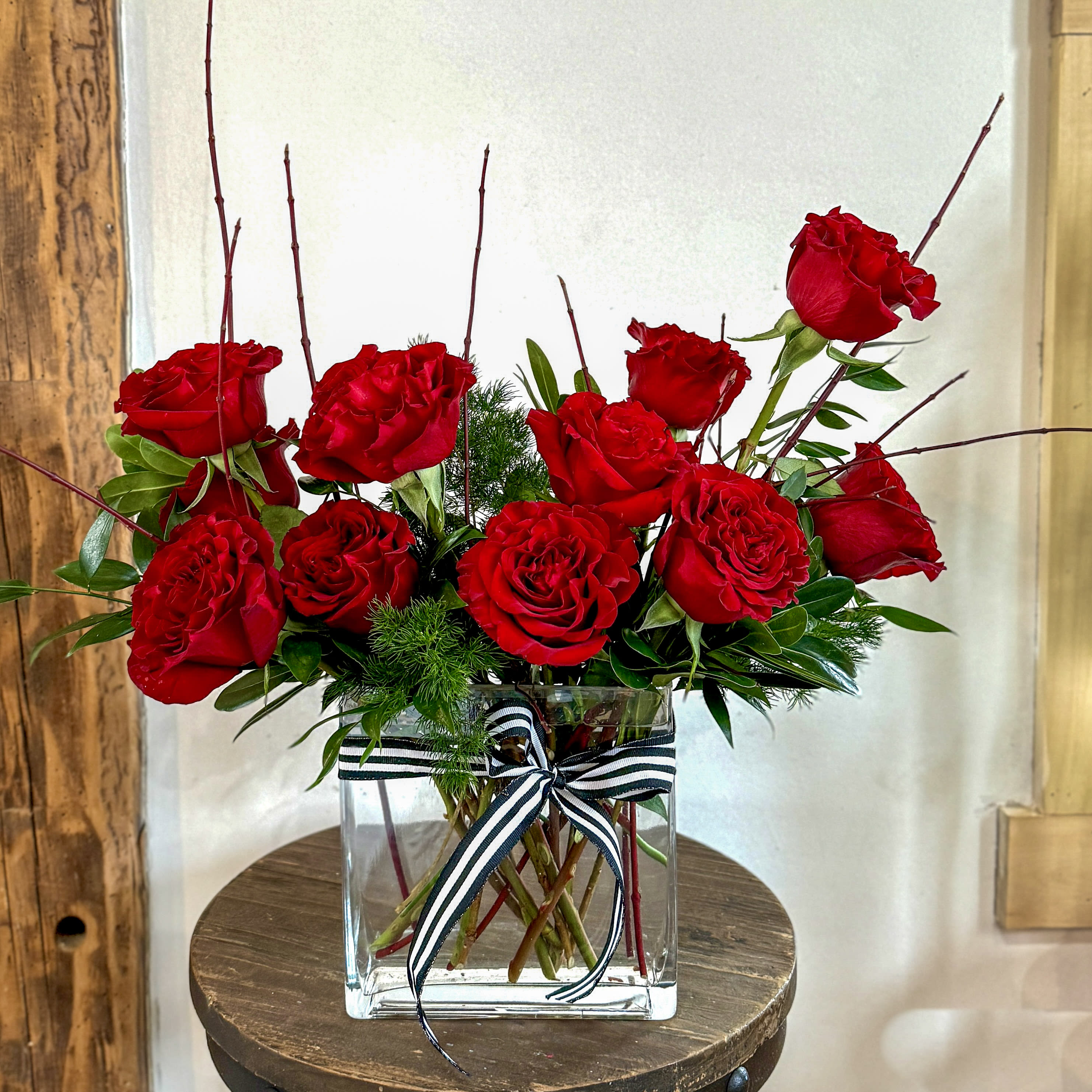 Luxe Dozen Roses by Pittsford Florist
