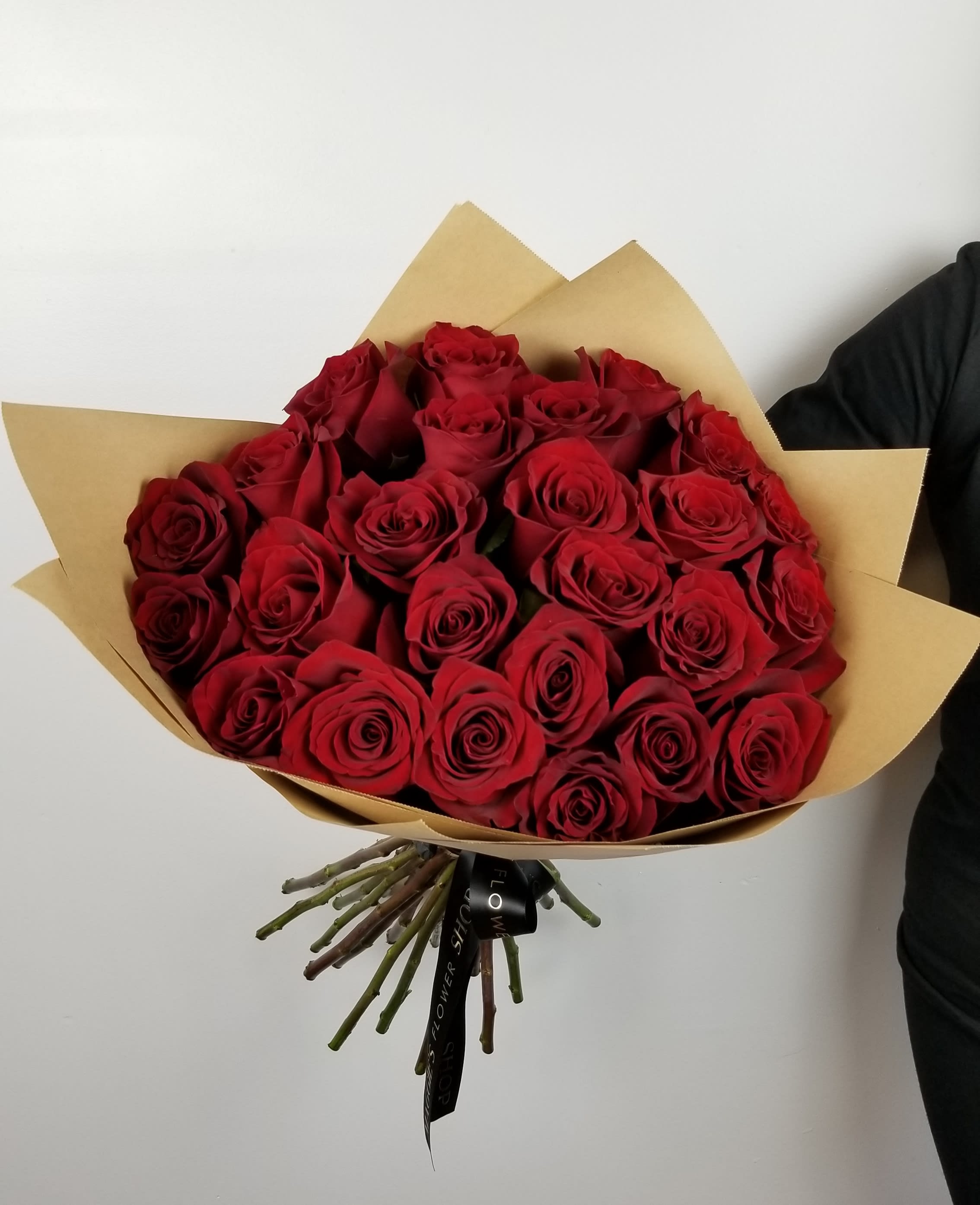 MFS 2 DOZEN ROSE BOUQUET in Maywood CA Maggie s Flower Shop