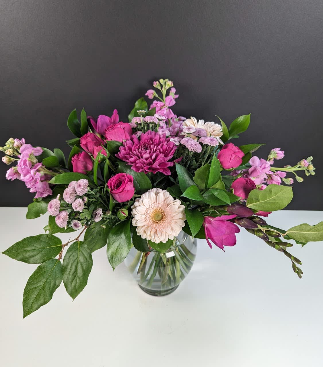 Blush and Berry Delight Bouquet in El Dorado Hills, CA | Dreamy Floret