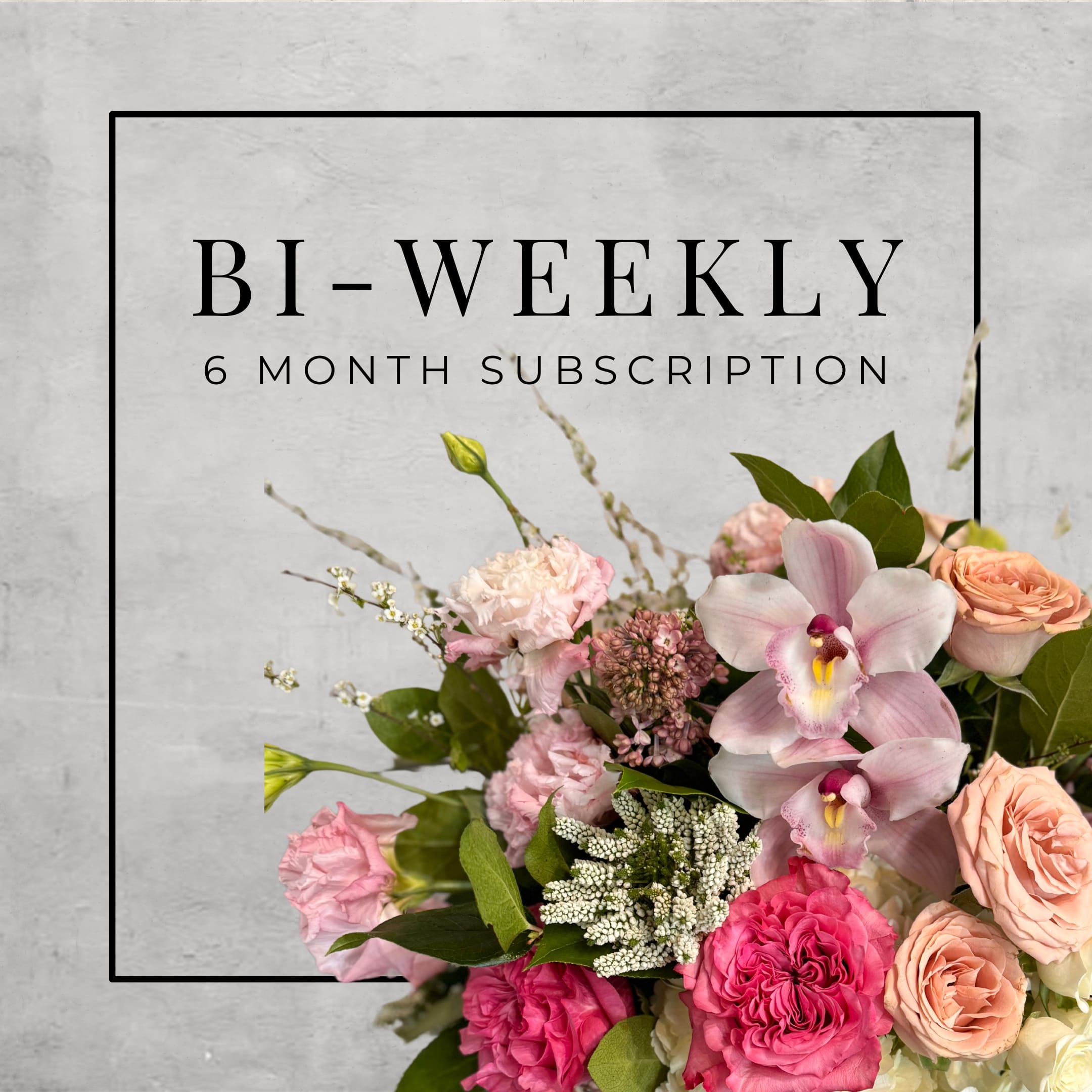 Flower delivery subscription store
