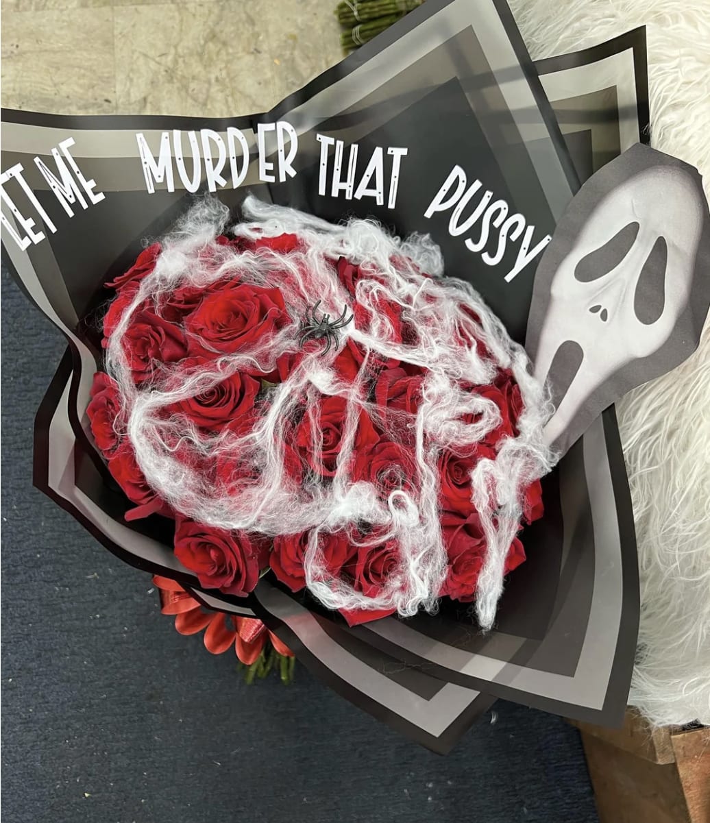 Scream Spooky Ghost Bouquet by Brenda’s Beauty Flowers