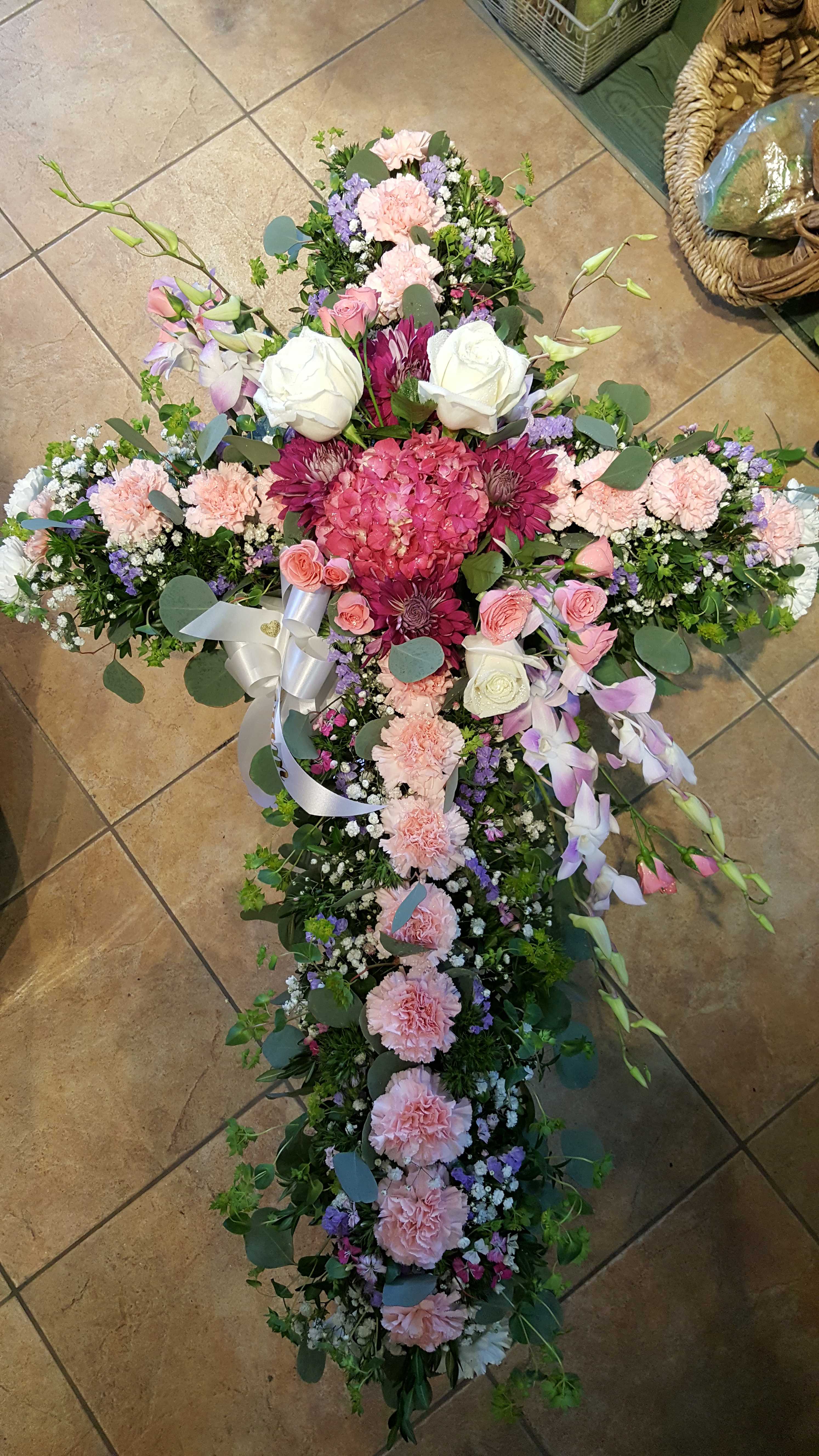 Cross by Carroll's Florist