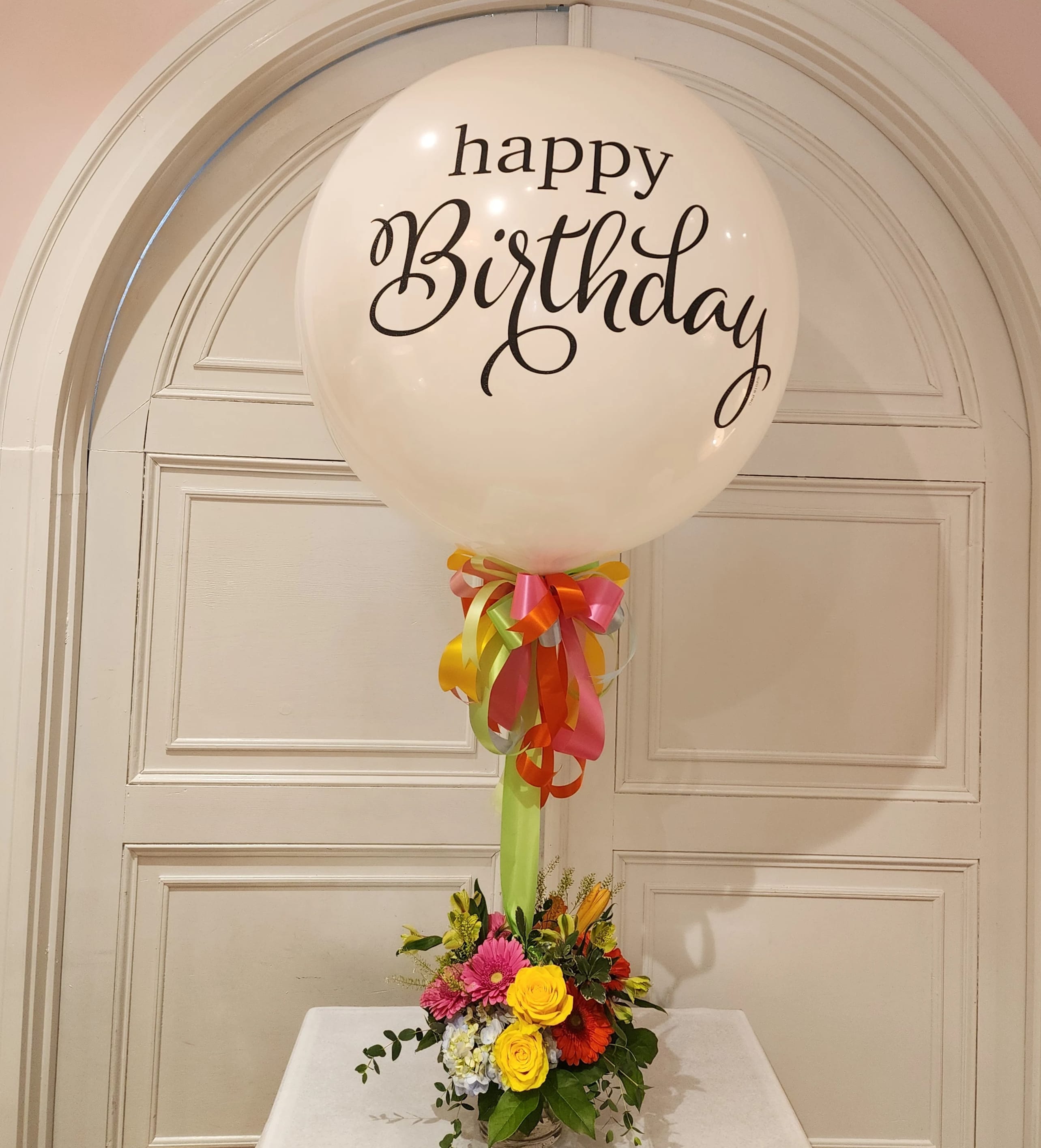 Surprise Balloon and Floral Bouquet in St. Louis MO Ken Miesner s Flower Shoppe