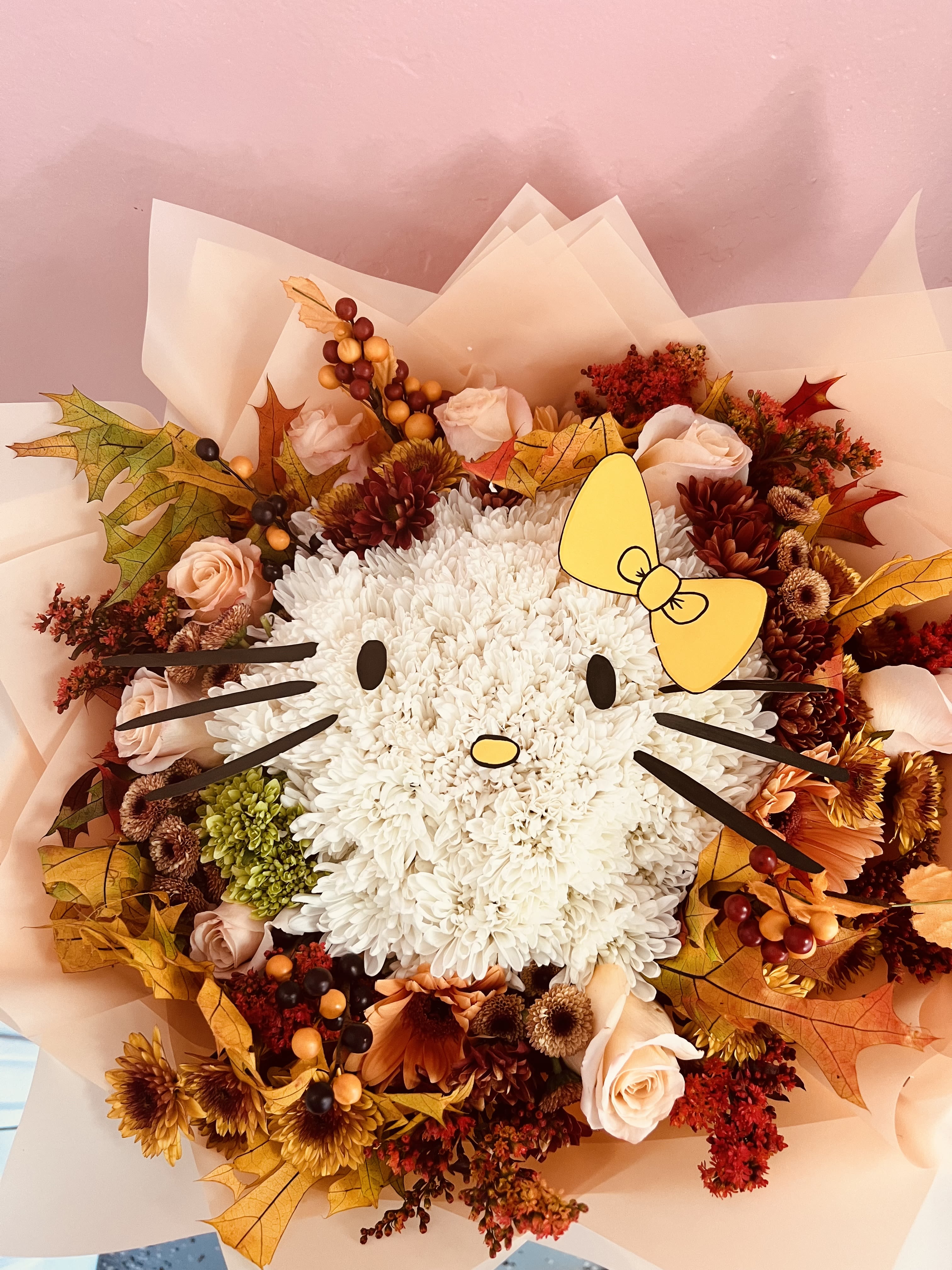 Fall hello kitty bouquet by Flower Studio San Diego