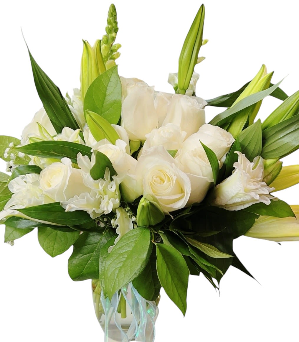 Snow Lily by Family Flower Shop