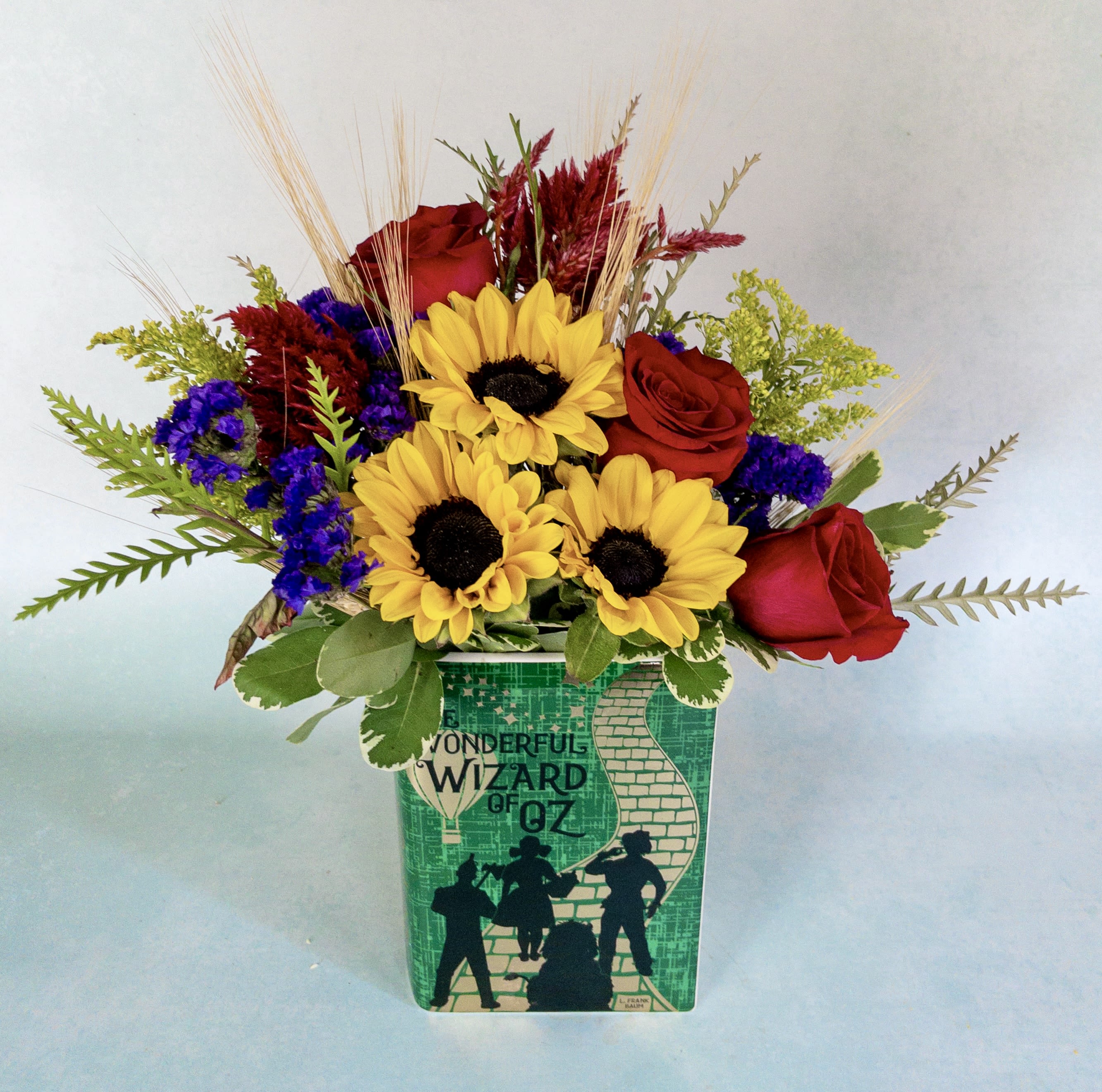 Wizard of Oz Book Vase by Lauren Quinn Flower Boutique