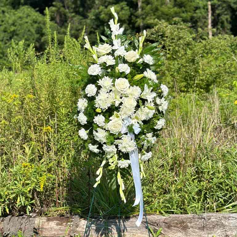 Serenity Standing Spray in Baltimore, MD | The Flower Cart