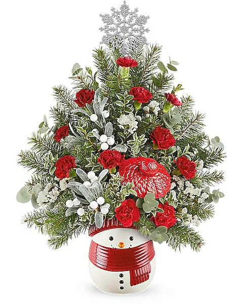 Teleflora's Send A Hug Merry Reindeer Tree in San Diego, CA | Liz's Flowers