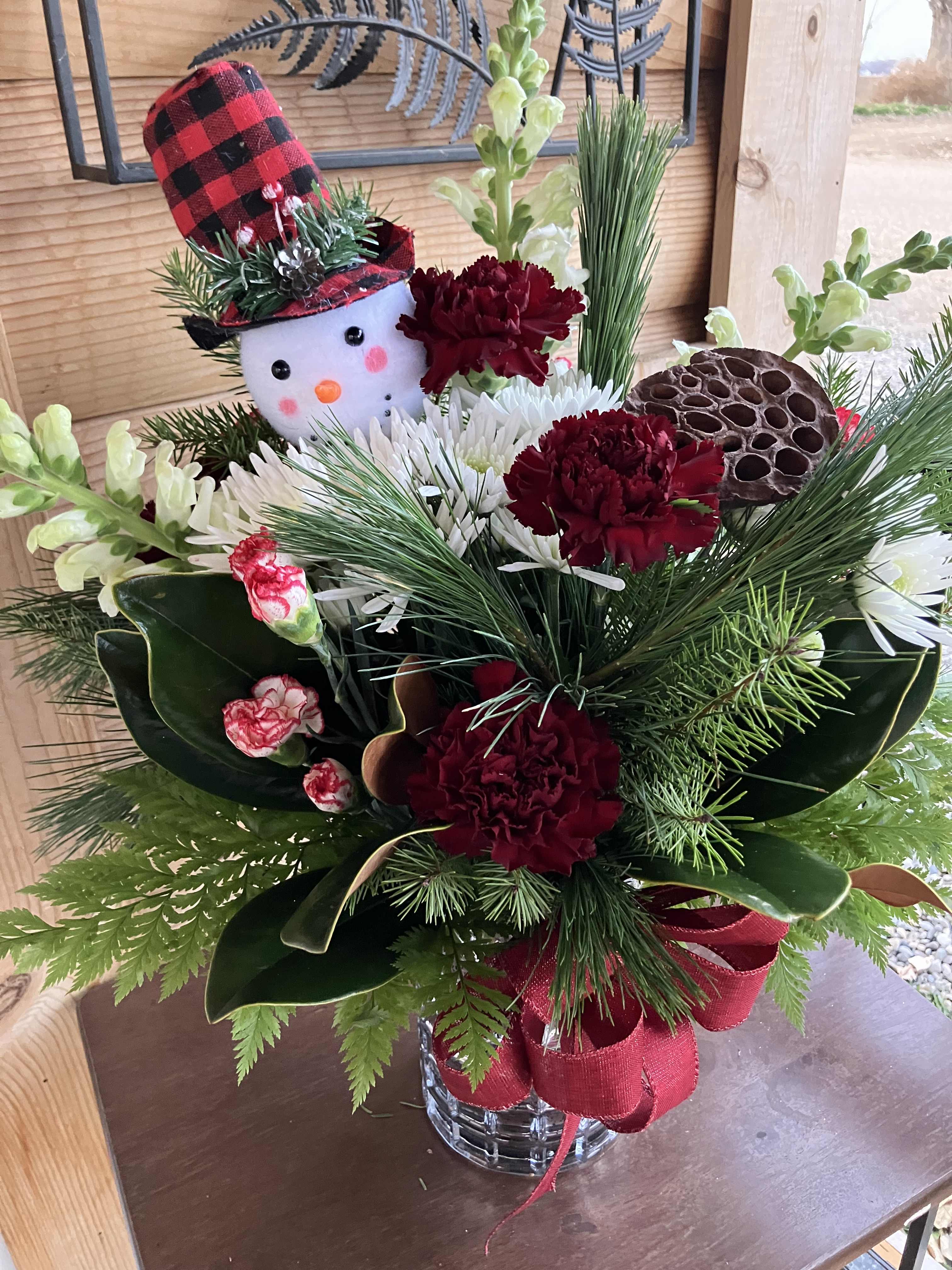 Frosty the Snowman by Belinda's Blooms