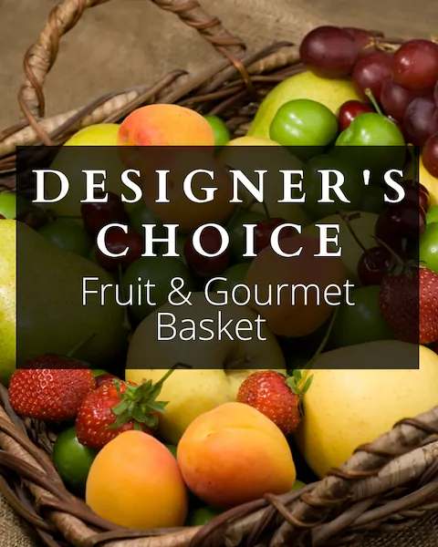 Designer's Choice Fruit & Gourmet Basket in Largo, FL | Hawthorne's Company