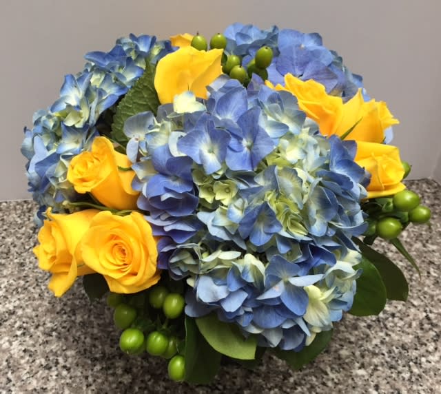 Hydrangea and Roses in Boston MA Louis Barry Florist