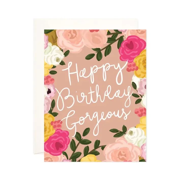 Gorgeous Birthday Greeting Card - Floral Birthday Card by Paradise ...