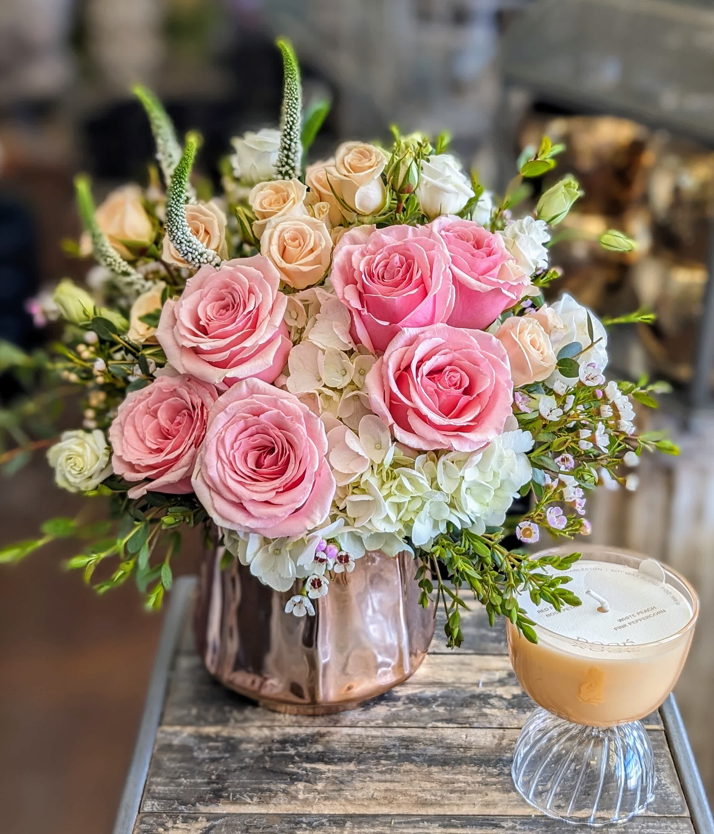 Rosé- Includes a Rewined Coupe Rose Candle in Las Vegas, NV | Windmill ...
