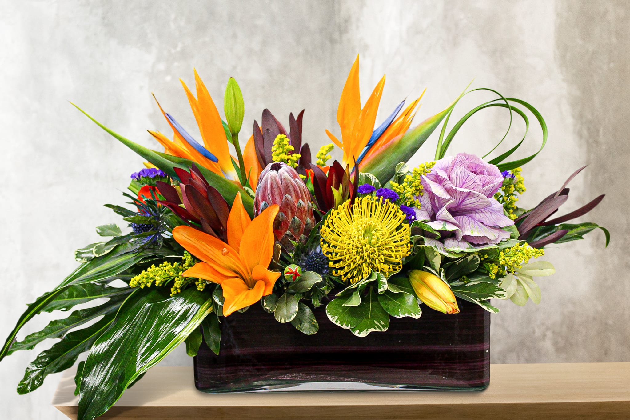Mahalo Tropical Centerpiece in Sarasota, FL | Gulf Gate Flowers