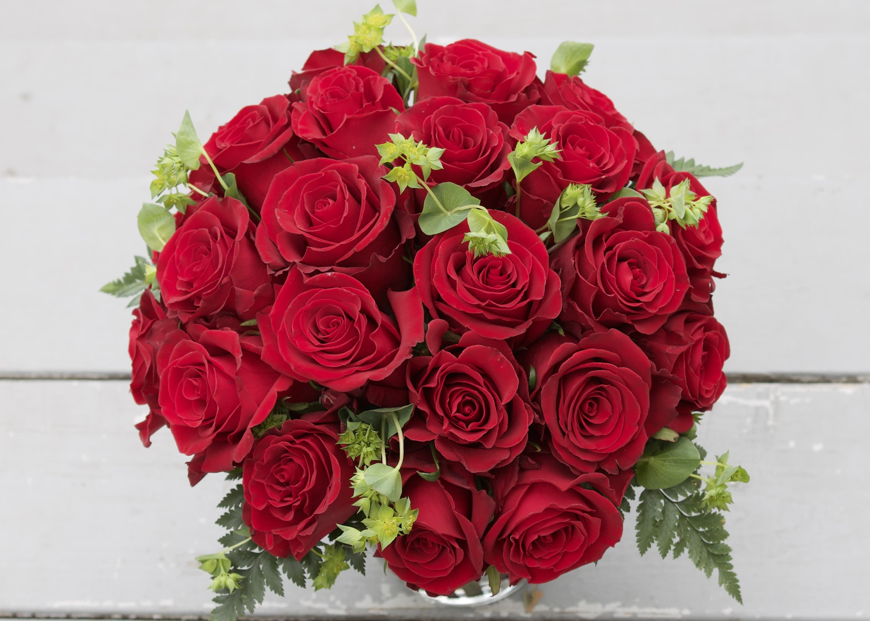 Two dozen rose vase arrangement - Any Color in Montclair, NJ | Rosaspina