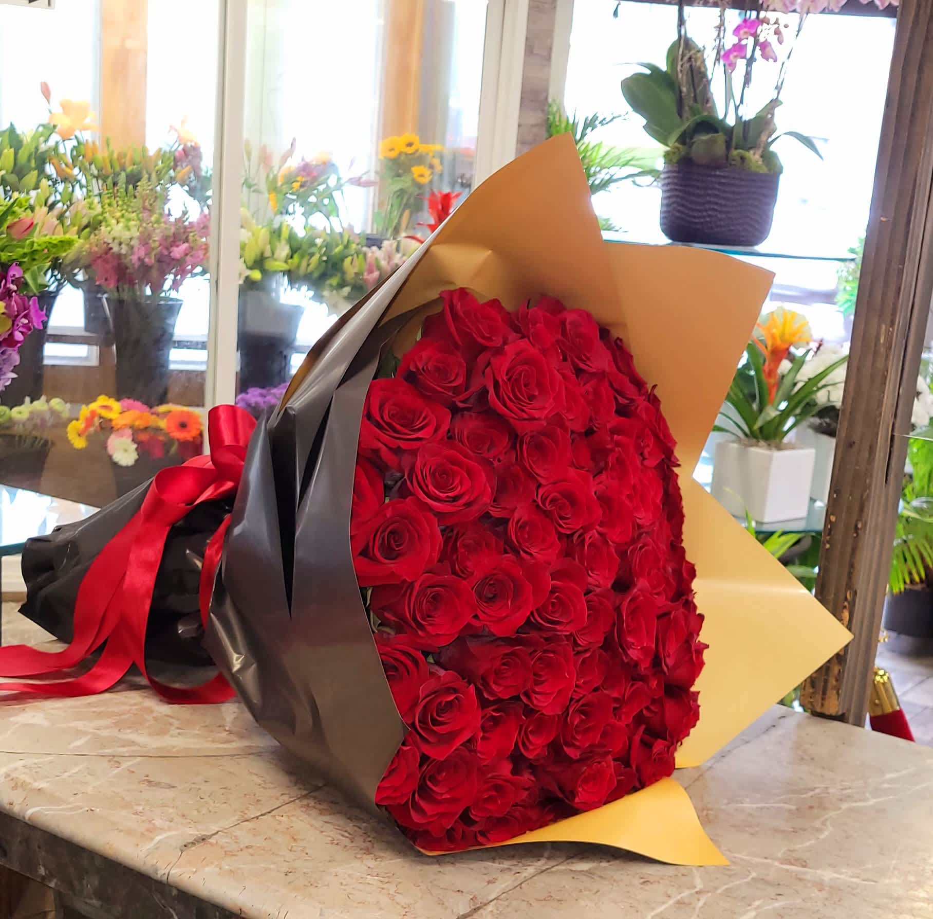 MY BEAUTIFUL ROSE BOUQUET in Pasadena, CA | Duran's Flowers