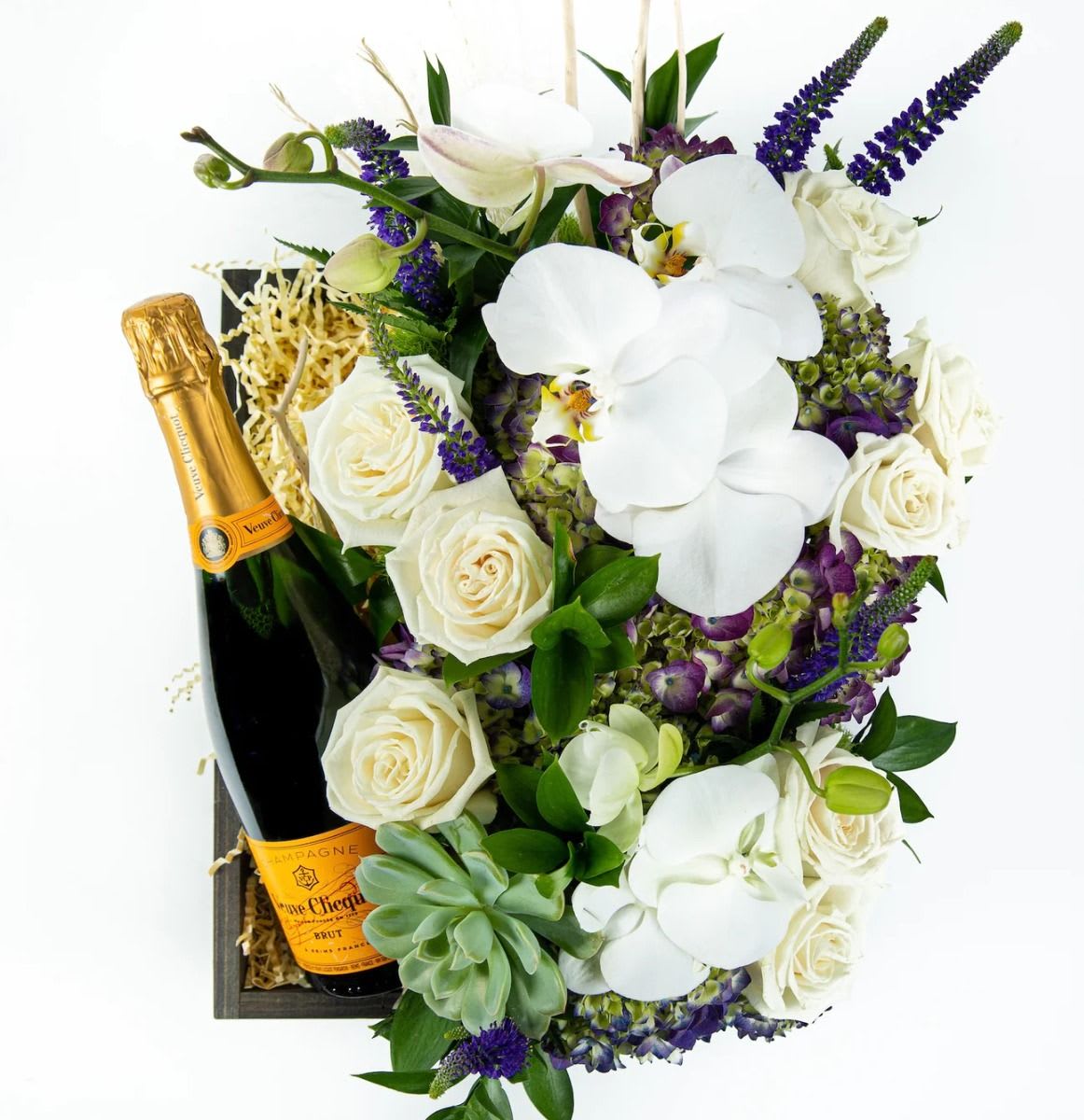 Veuve Clicquot White Floral Gift Box in Fort Lauderdale, FL | Victoria ...
