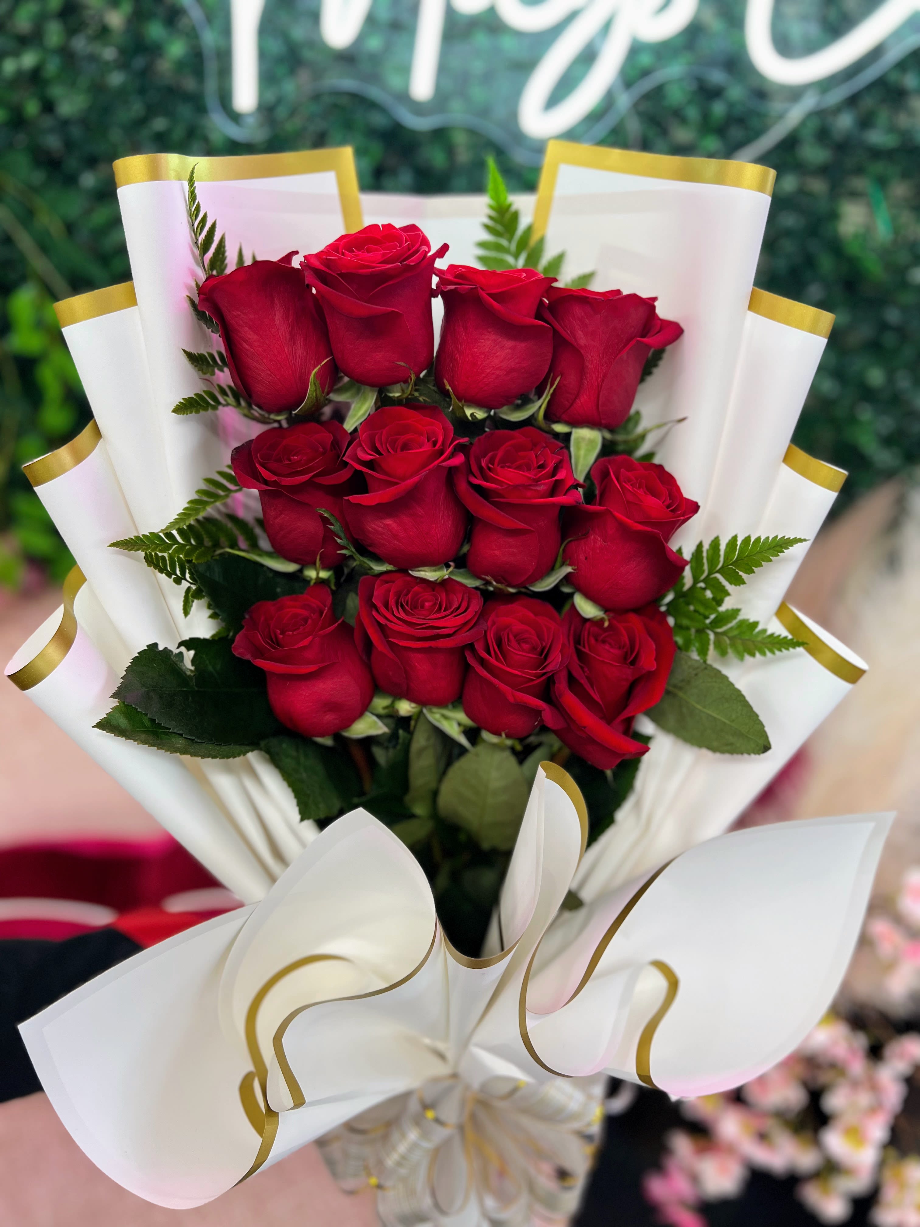 Wrapped Red Rose Bouquet in Waldorf, MD | Mily’s Creations Florist
