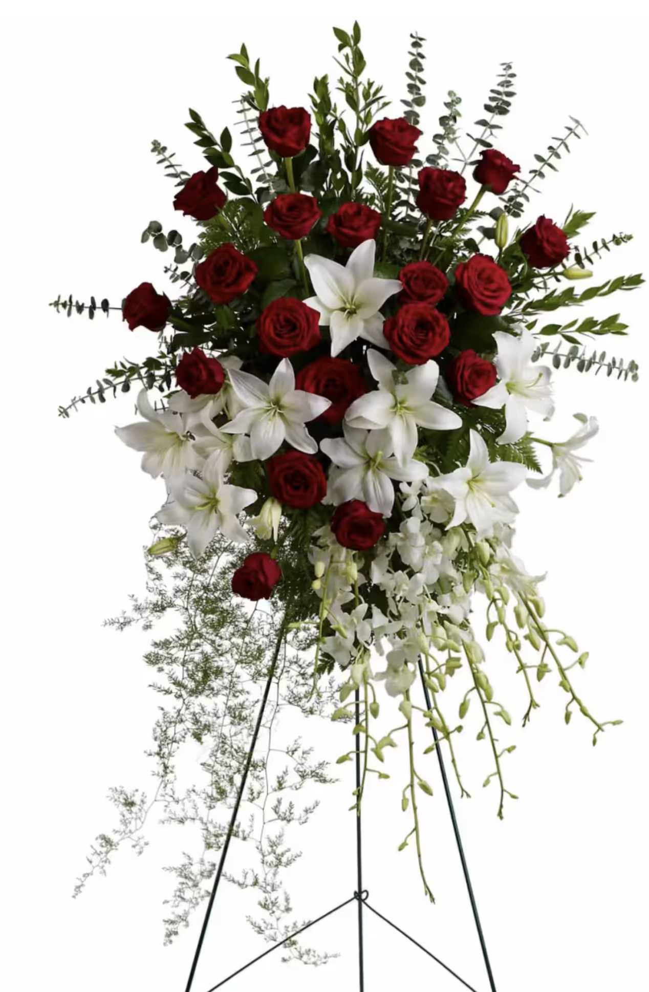 Red Elegance Standing Sprayby The Rose of Sharon