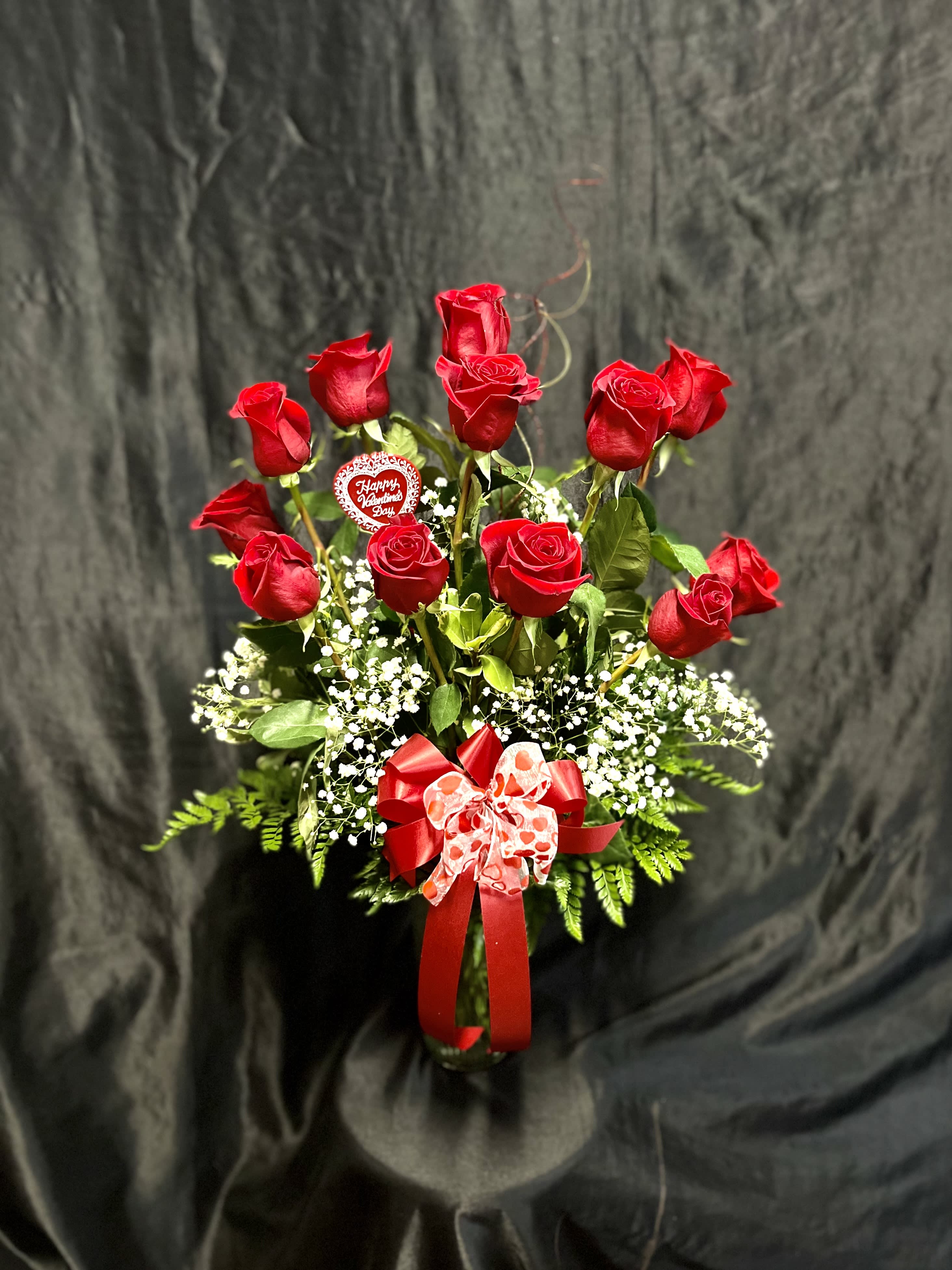 2026 Valentine's Dozen Rose Arrangementby Flowers Forever LLC
